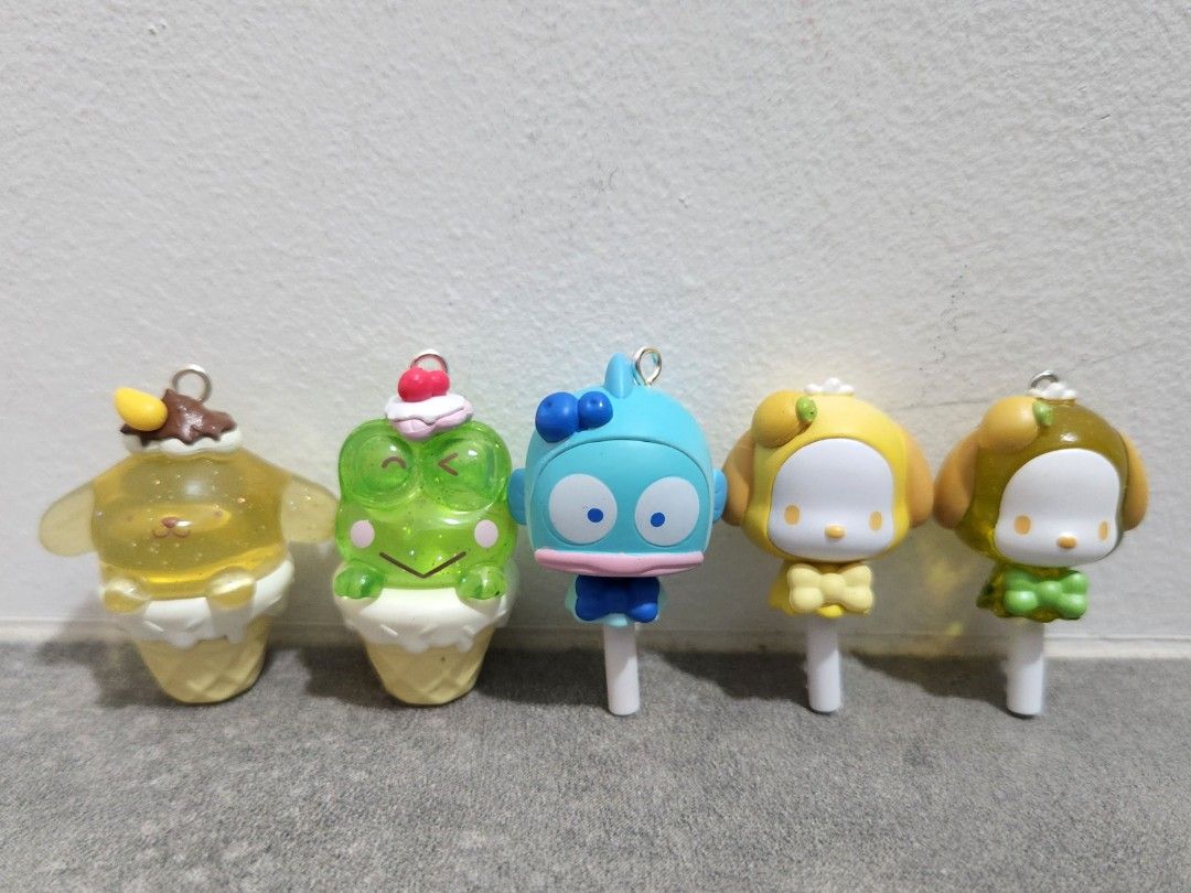 Popmart mini figure diy keychain phone strap Sanrio Labubu Dimoo skull ...