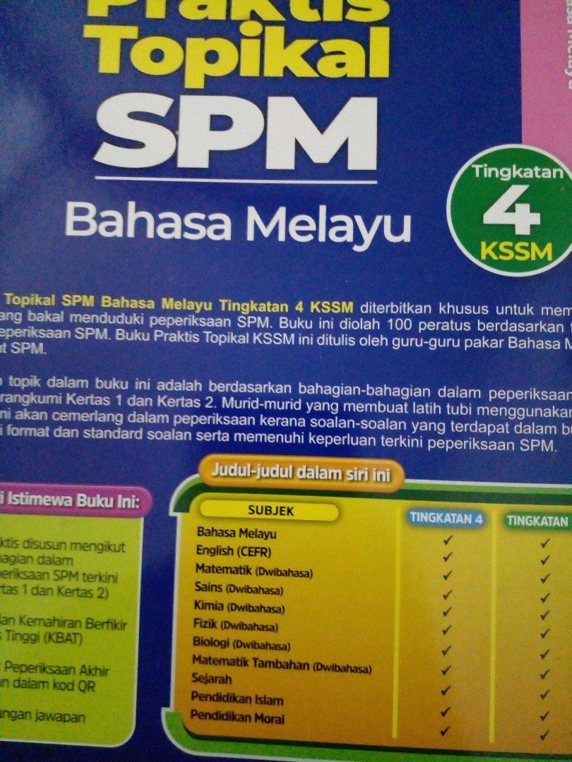 Praktis Topikal Spm Bahasa Melayu Tingkatan 4 Kssm Hobbies And Toys