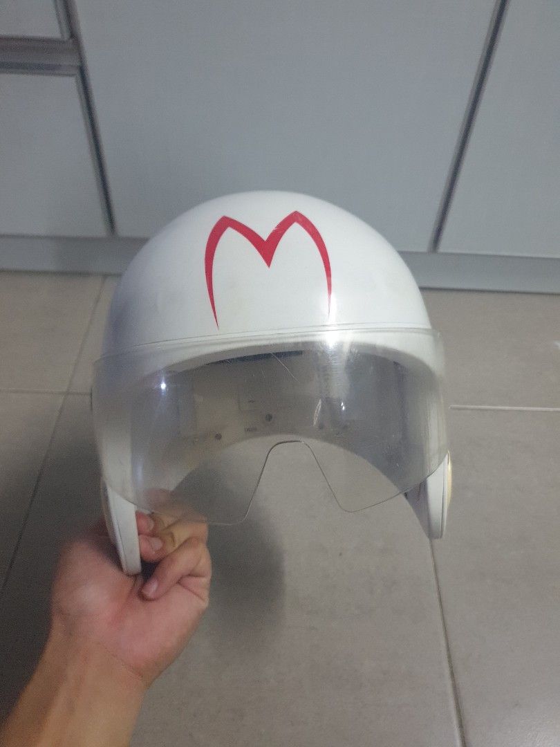 RARE Speed racer helmet, Hobbies & Toys, Toys & Games on Carousell