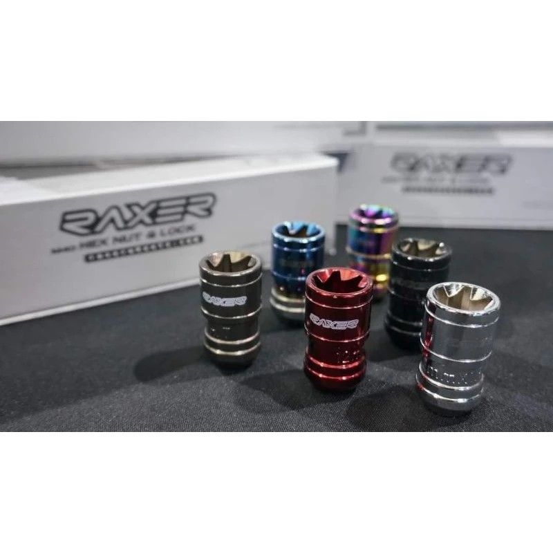 Raxer Wheel Nut M40 Hex Nut M12x1.5, Auto Accessories on Carousell
