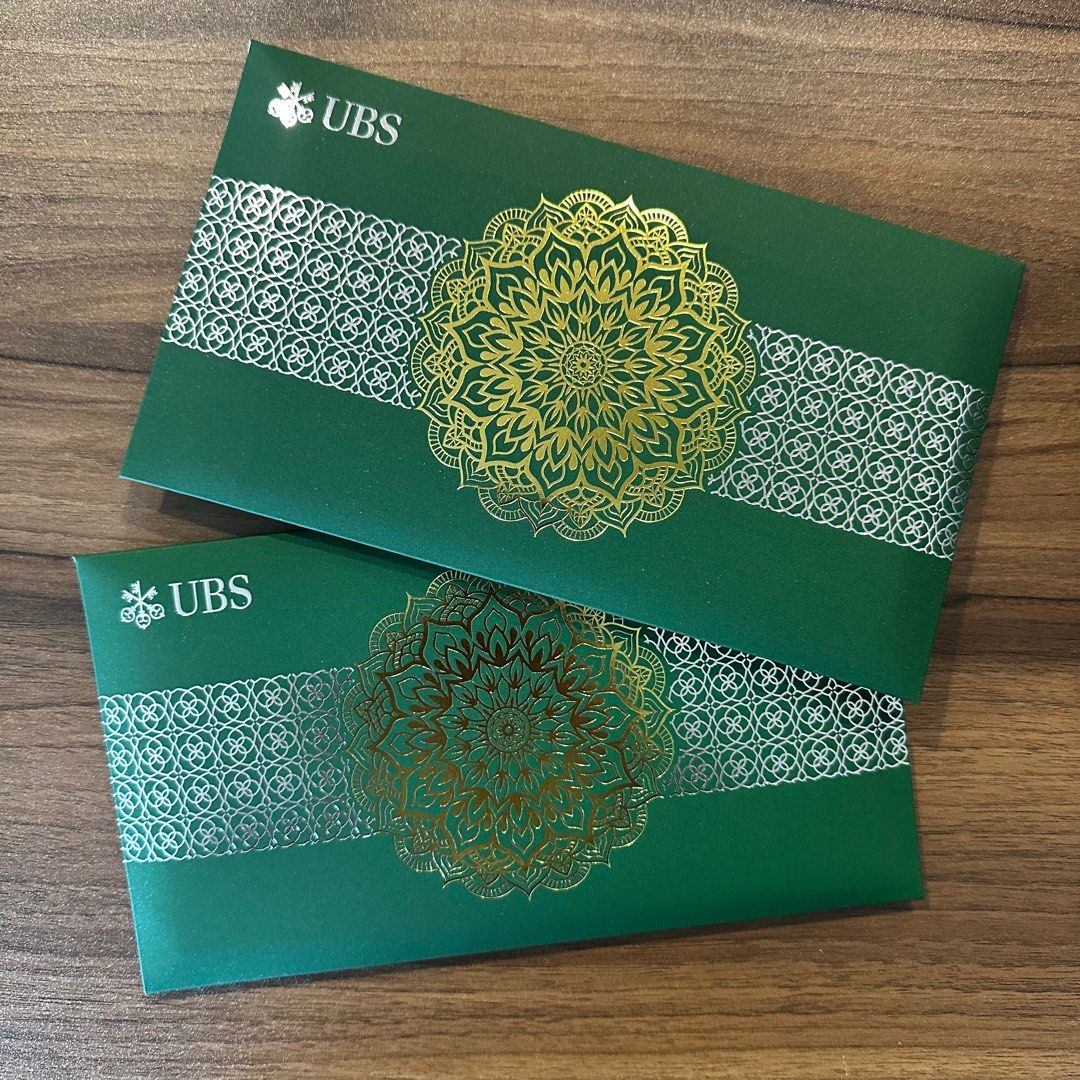Raya Packet Sampul Raya UBS Bank, Hobbies & Toys, Stationery & Craft ...