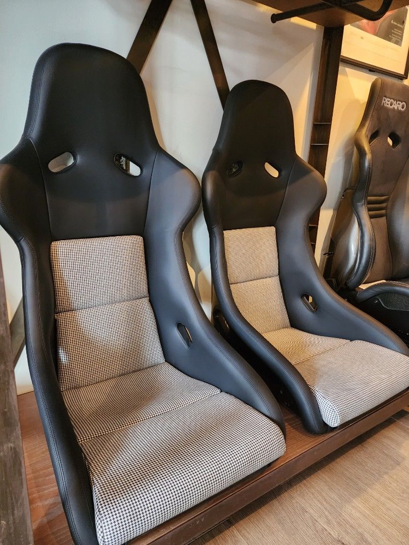 RECARO Pole Position NAPPA/Pepita , Custom Wrap, Car Accessories ...