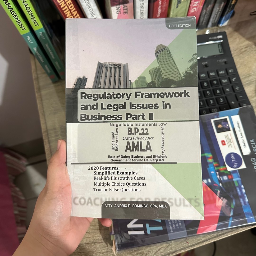 Regulatory Framework and Legal Issues in Business Part II (First ...