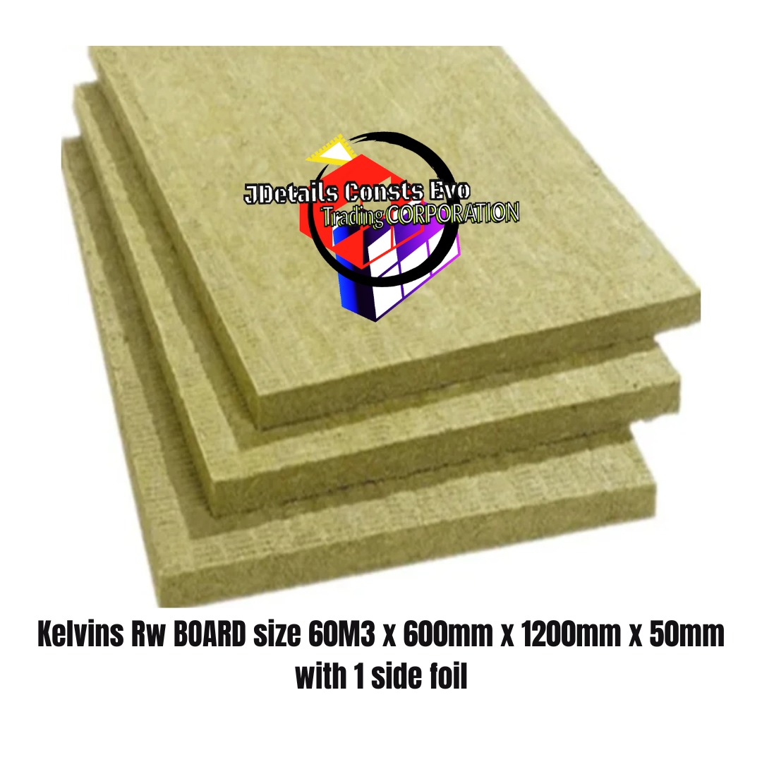 ROCK WOOL BOARD INSULATION (50m3, 60m3, 80m3), Commercial & Industrial ...