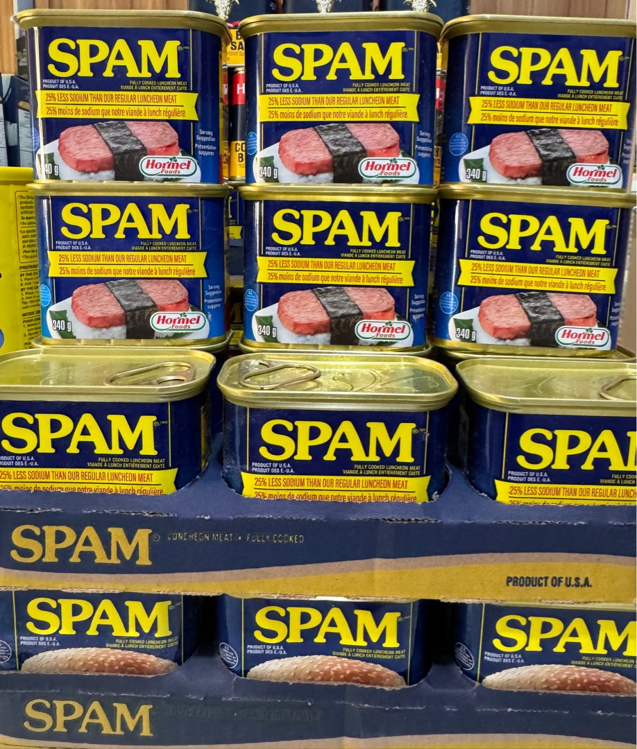 Spam luncheon meat, Food & Drinks, Packaged & Instant Food on Carousell
