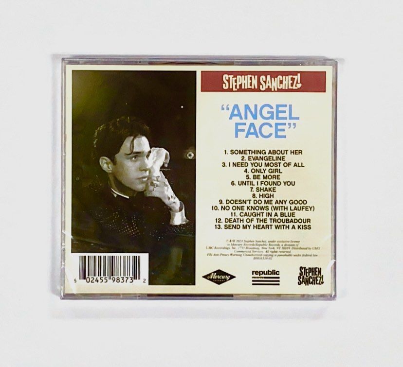 Stephen Sanchez - Angel Face ( CD ) 2023, Hobbies & Toys, Music & Media ...
