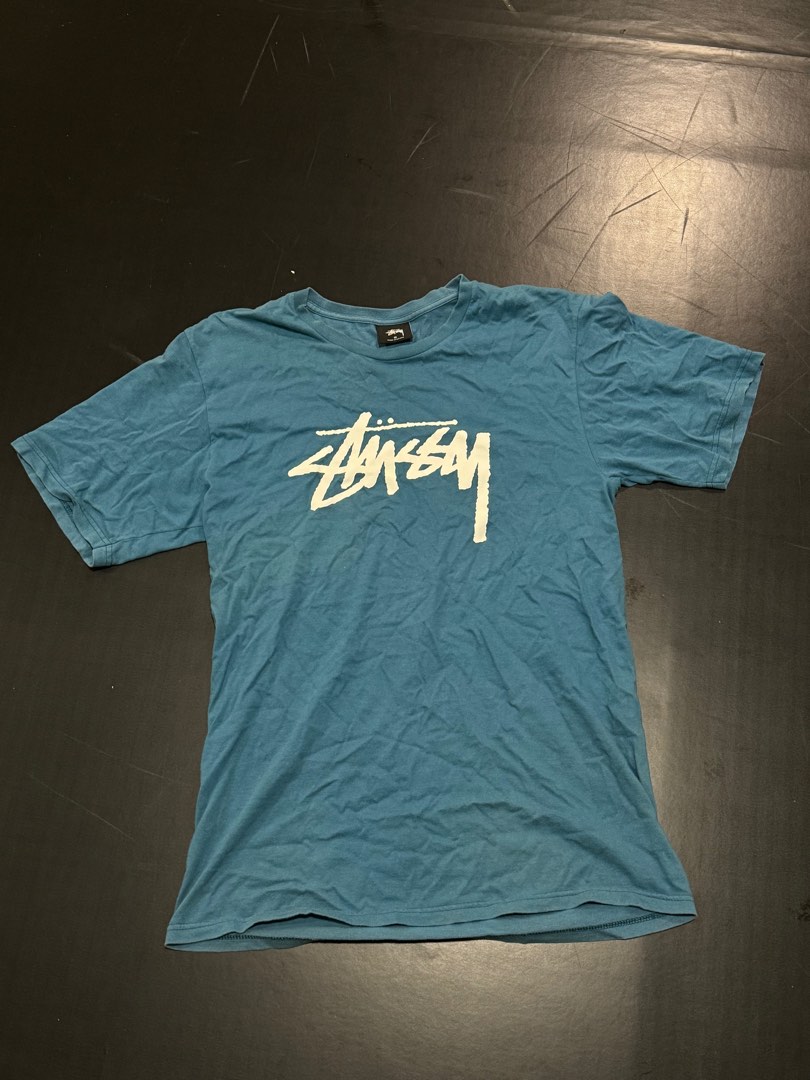 Stussy front font, Men's Fashion, Tops & Sets, Tshirts & Polo Shirts on ...