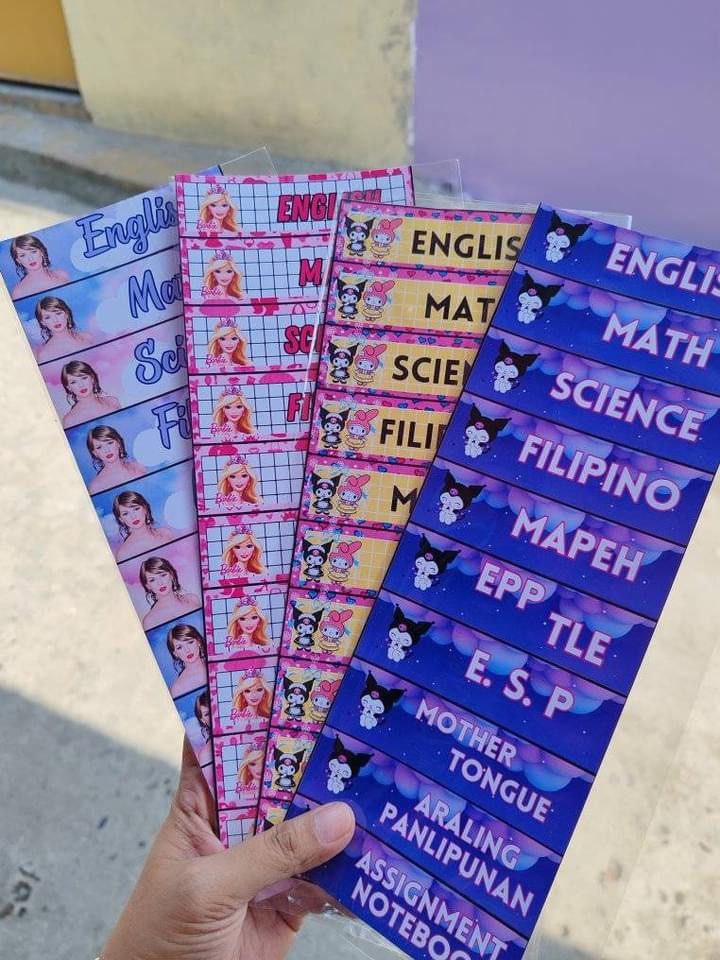 Subject sticker label, Hobbies & Toys, Stationary & Craft, Stationery ...