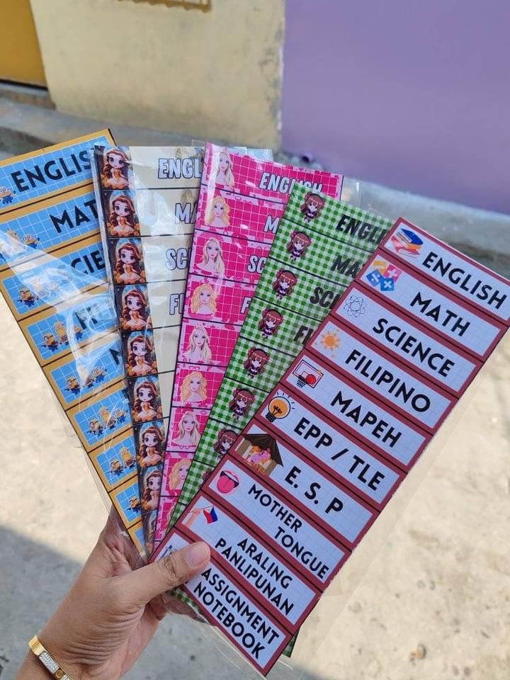 Subject sticker label, Hobbies & Toys, Stationary & Craft, Stationery ...