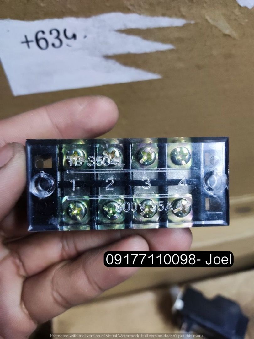 Terminal block 30amp, Commercial & Industrial, Construction Tools ...