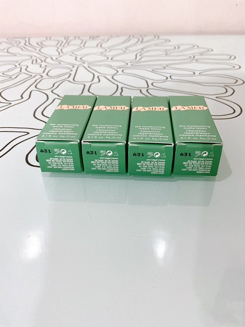THE 全新 la mer MOISTURIZING MATTE LOTION柔礦輕乳液 一瓶 3ml 380元 (現貨有四瓶), 香水、美妝 ...