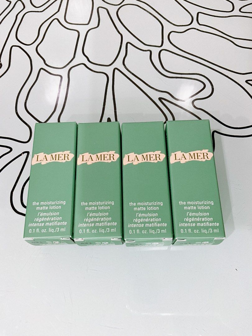 THE 全新 la mer MOISTURIZING MATTE LOTION柔礦輕乳液 一瓶 3ml 380元 (現貨有四瓶), 香水、美妝 ...