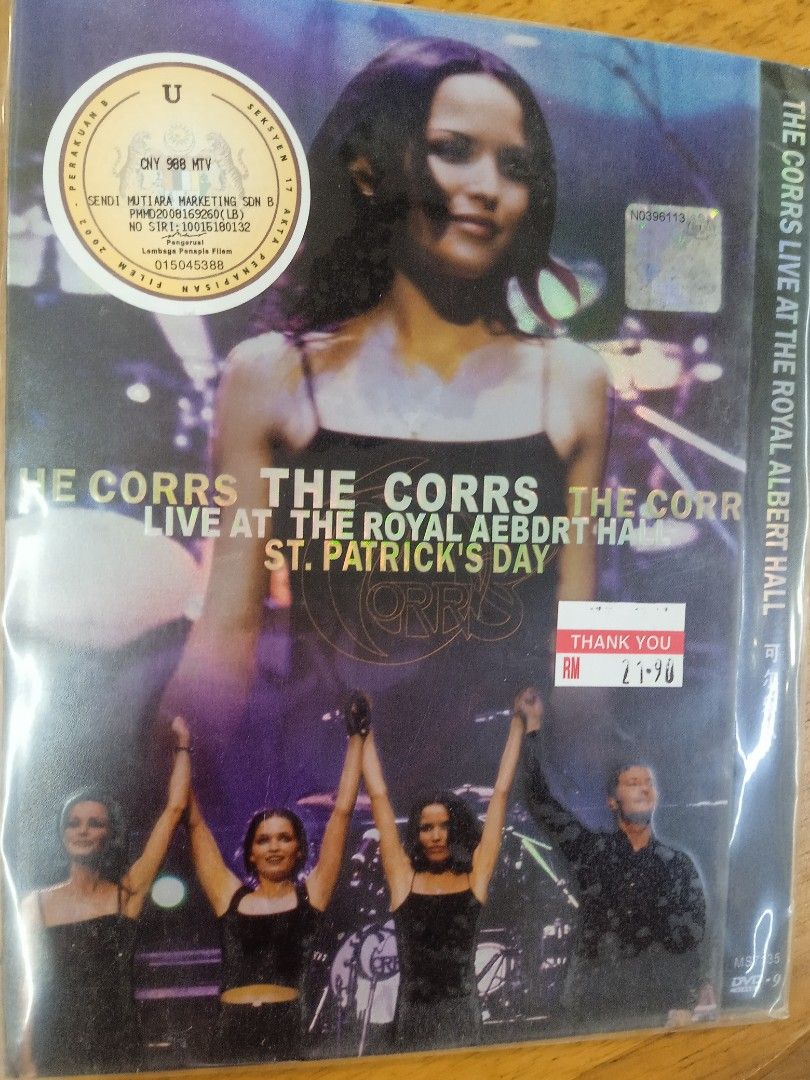 The corrs live at the royal Albert hall, Hobbies & Toys, Music & Media ...