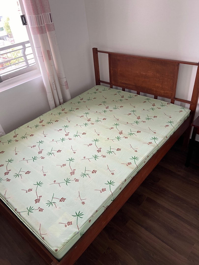 URATEX FOAM + BED FRAME, Furniture & Home Living, Furniture, Bed Frames ...