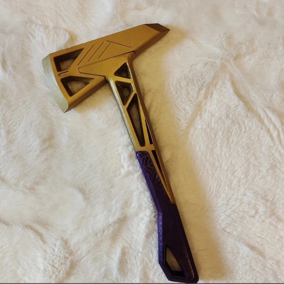 Valorant Prime axe gaming life sized collectible, Hobbies & Toys, Toys ...