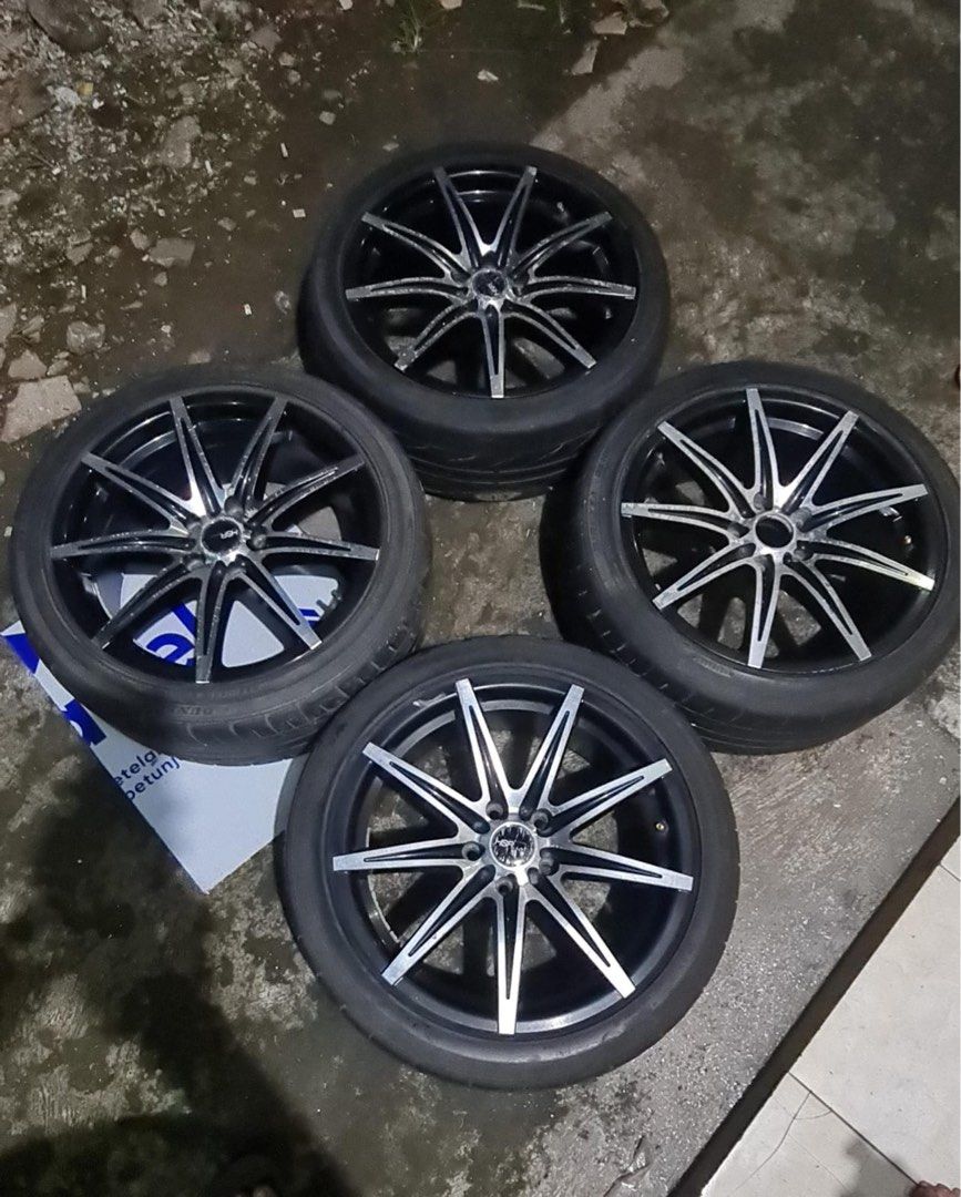 velg mobil racing hsr ring18, Aksesoris Mobil di Carousell