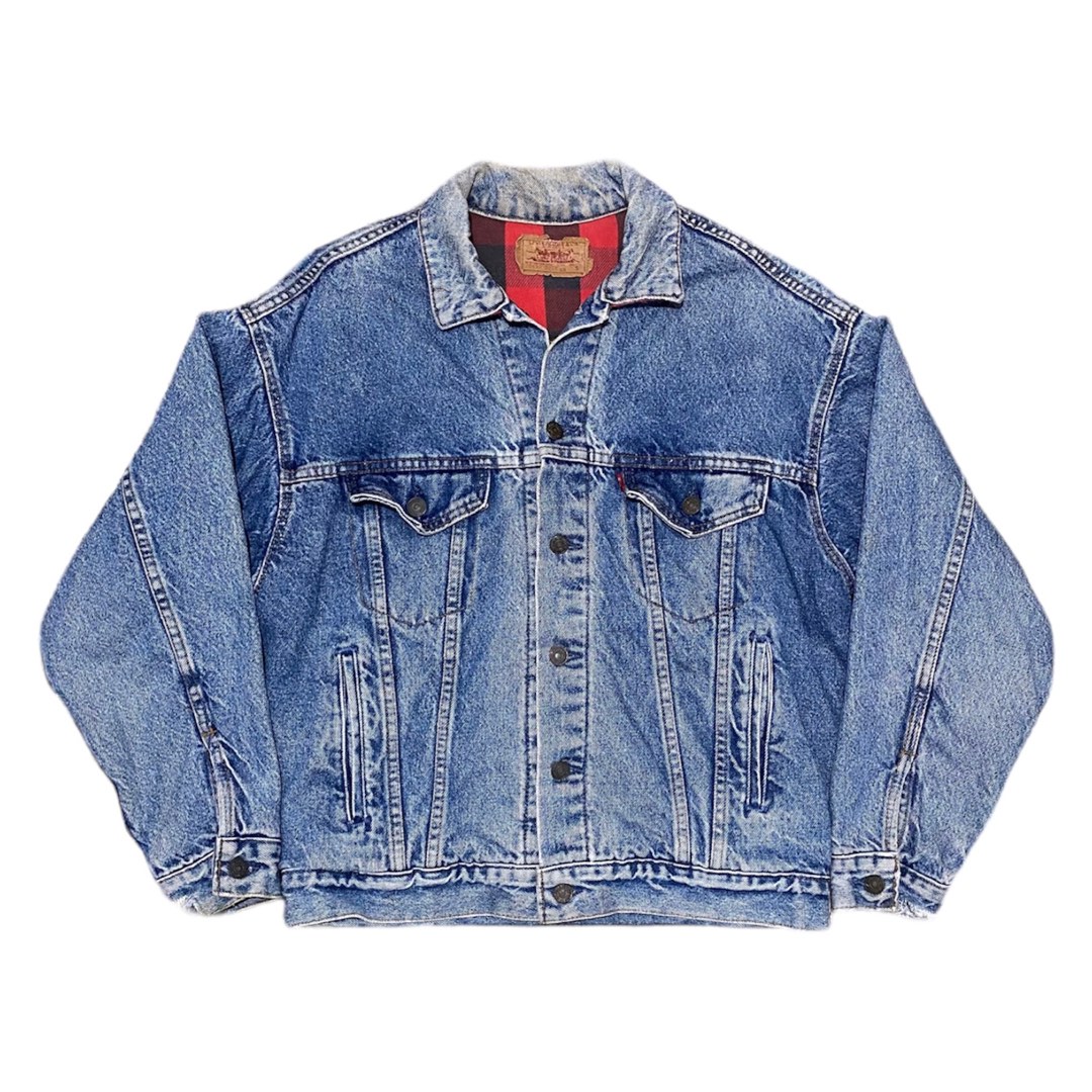 Vintage 1990s Levi's Blanket Lined Denim Trucker Jacket, Men's Fashion, Coats, Jackets and ...