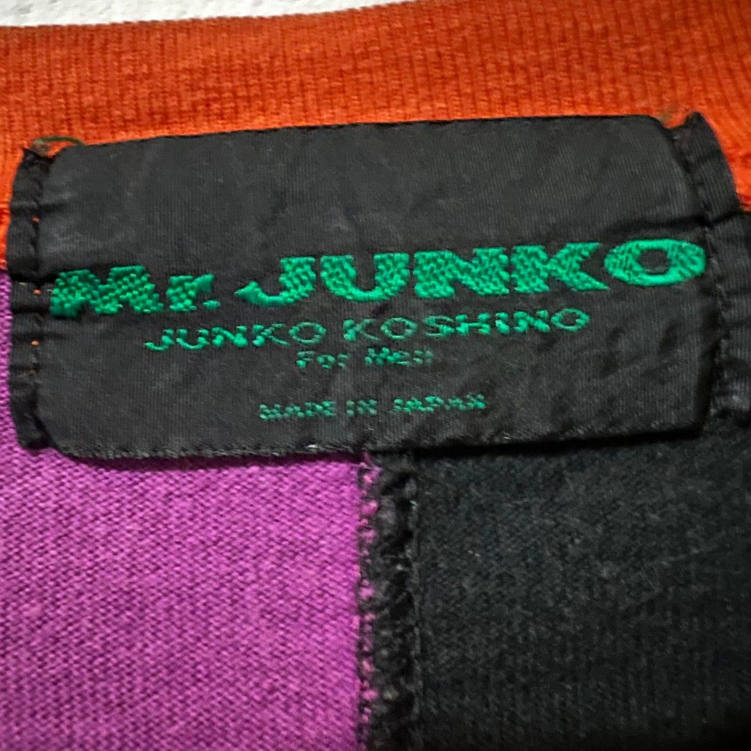 Vintage 90s Mr. Junko by Junko Koshino Tee, Fesyen Pria, Pakaian , Atasan di Carousell