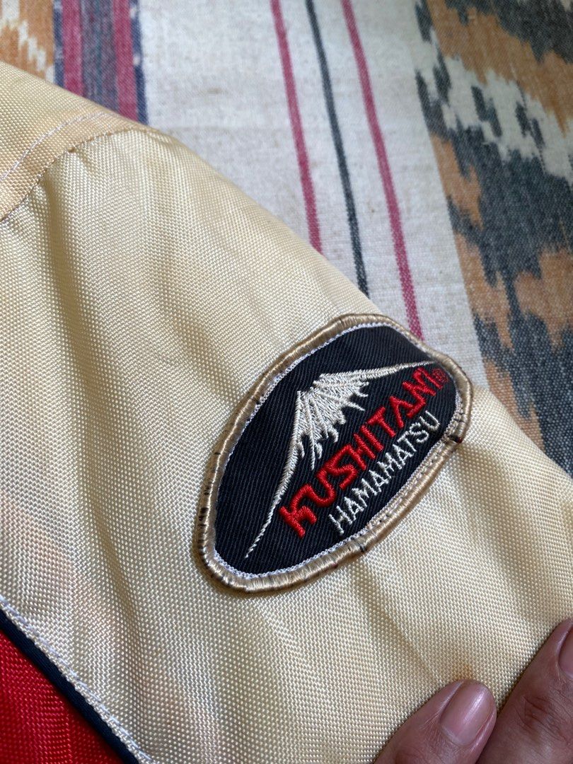 Vintage Kushitani Racing Jacket Yellow Corn Kadoya Rs Taichi Simpson ...