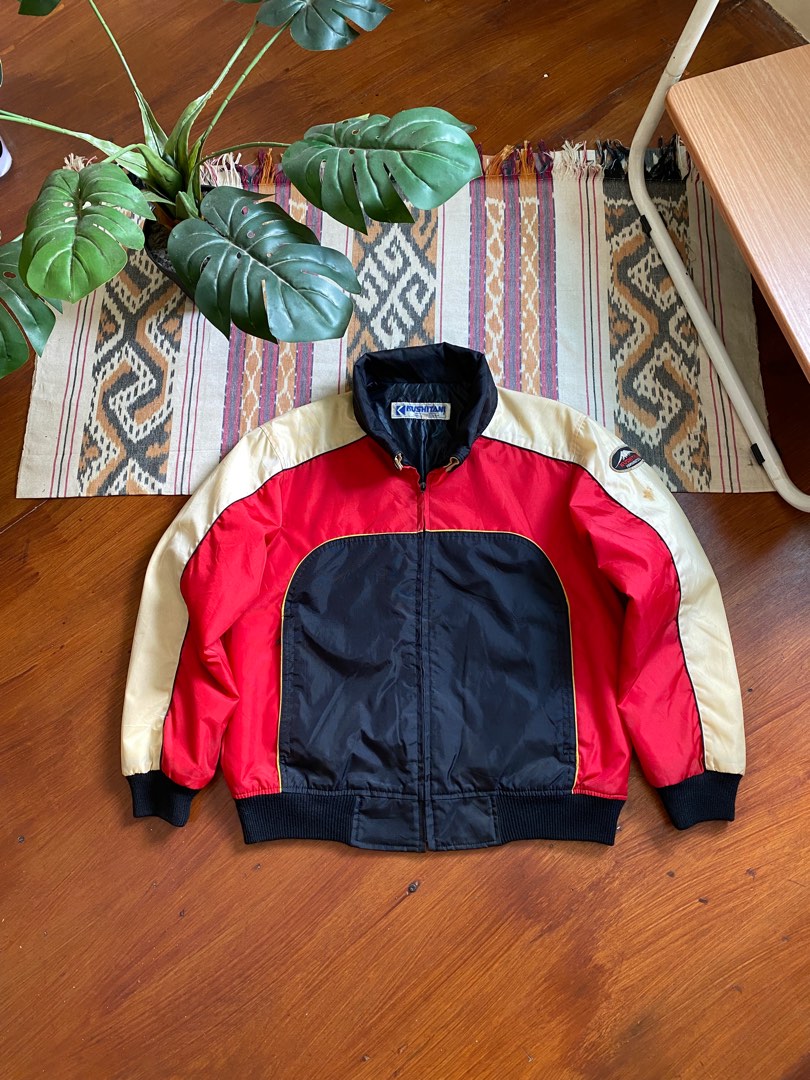 Vintage Kushitani Racing Jacket Yellow Corn Kadoya Rs Taichi Simpson ...