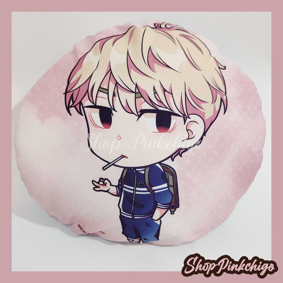 Y24a_0163 Tokyo Revengers Pop Up Store Parco Round Pillow - MIKEY ...