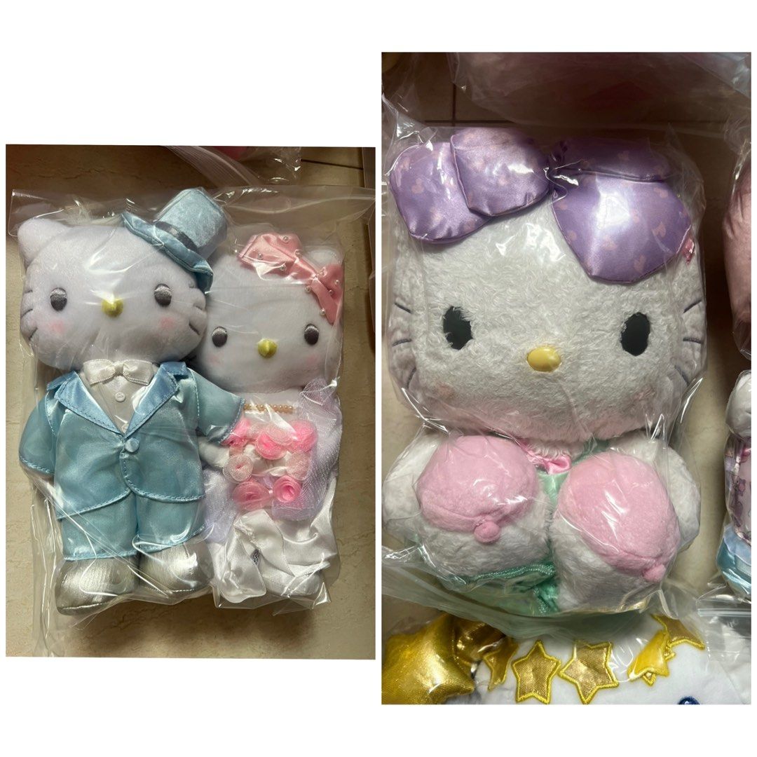[$100-$250] My melody hello kitty Cinnamoroll matron cream plushies ...