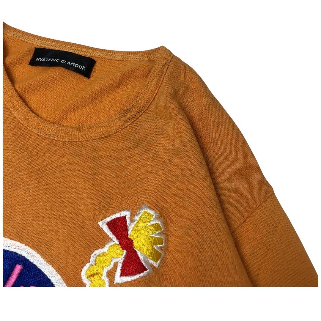 80s Hysteric “Sex Symbol” Embroidery Patch LS, Fesyen Pria, Pakaian ...