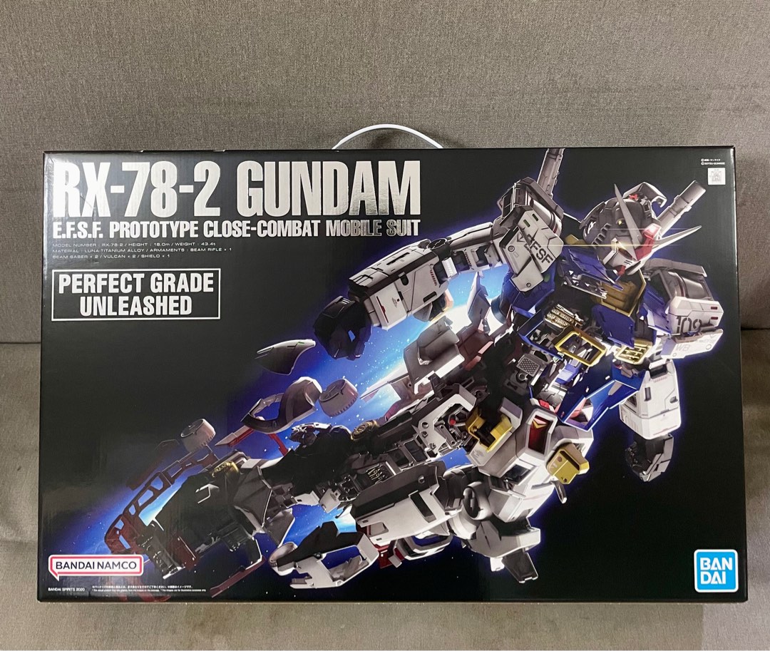 日版 1/60 RX-78-2高達 [再版] PERFECT GRADE UNLEASHED 1/60 RX-78-2 鋼彈 PGU GUNDAM ガンダム Bandai Perfect ...