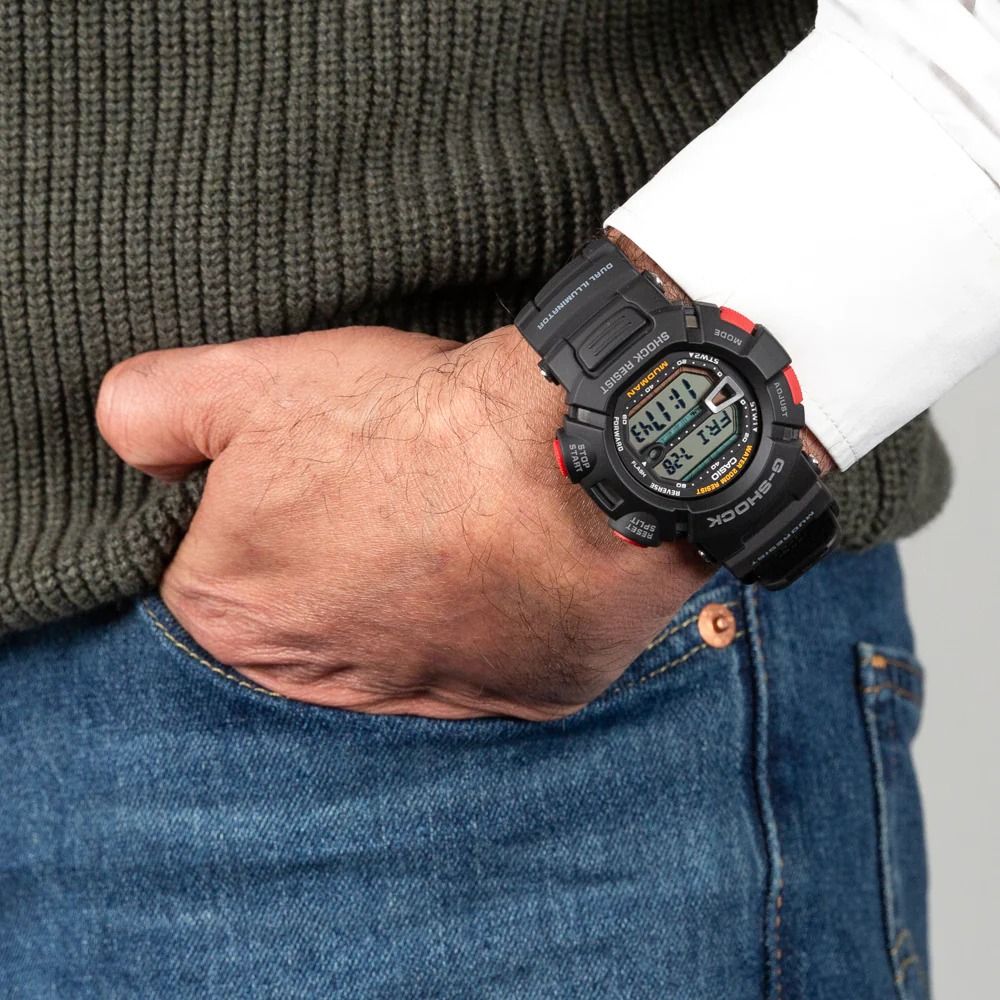 佐敦門市 現貨 100% 全新 Casio G-Shock G-9000 G-9000-1 G-9000-1V Master of G 泥人 ...