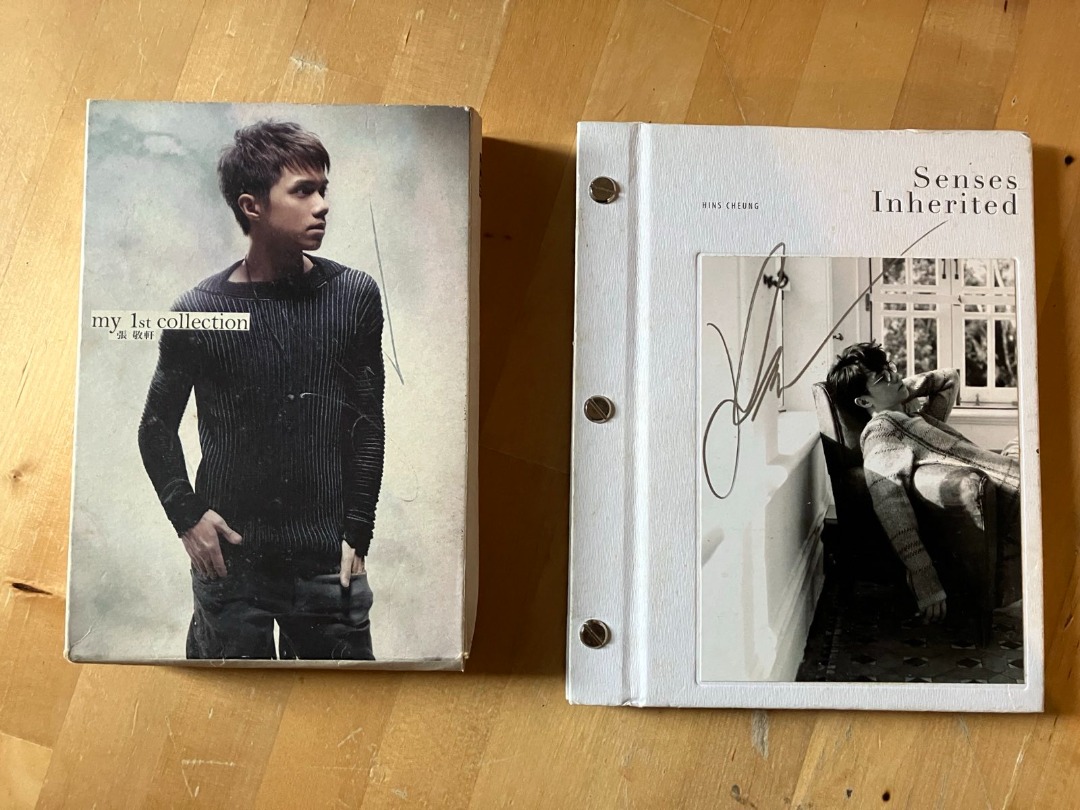 現貨 不出價不回覆 要求散買/議價即封 兩隻合售$1800 張敬軒 hins - Senses inherited CD (18年 硬皮紙套版 ...