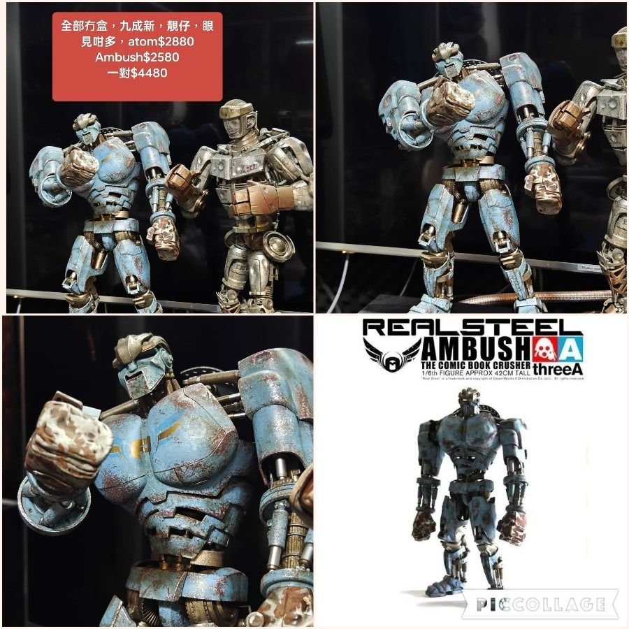 原裝正版 中古 ThreeA 3A 1/6 Popbot Dead Equine & Dark Blind Cowboy Super Set ...