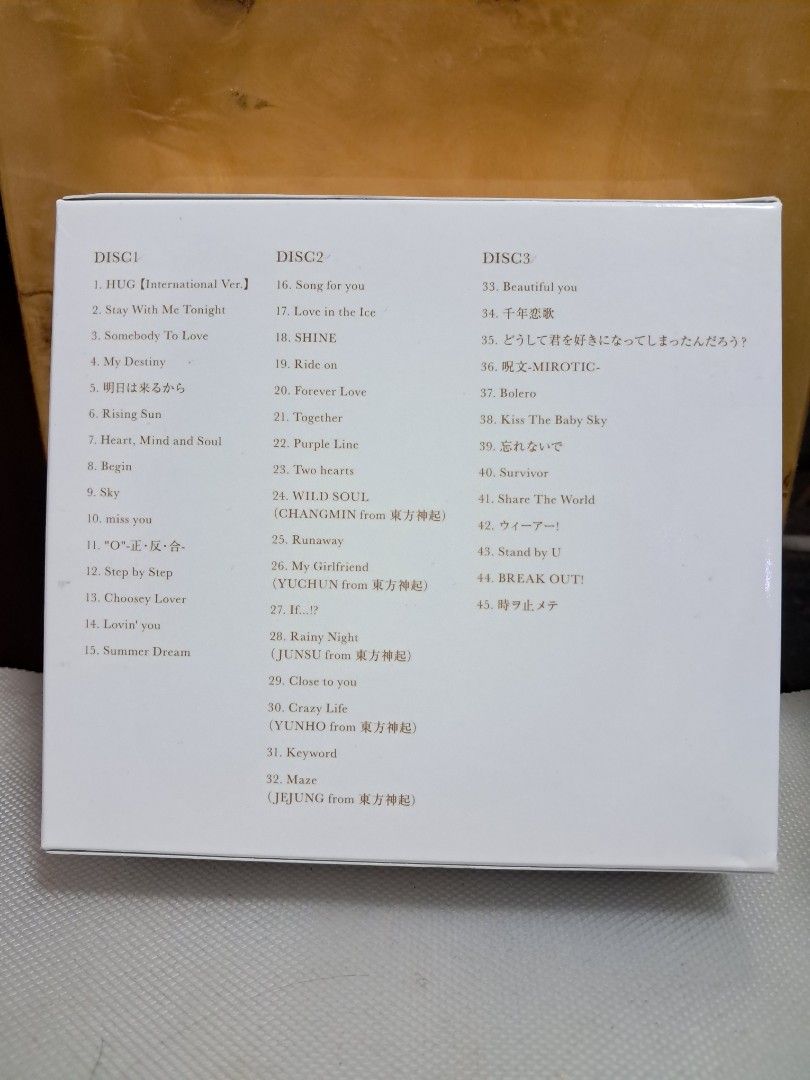 東方神起 ( Tohoshinki ) COMPLETE- SINGLE A-SIDE COLLECTION ( MADE IN JAPAN ), Hobbies & Toys, Music ...