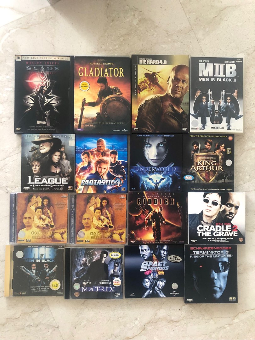 Action Movies Collection of CDs, Hobbies & Toys, Music & Media, CDs ...