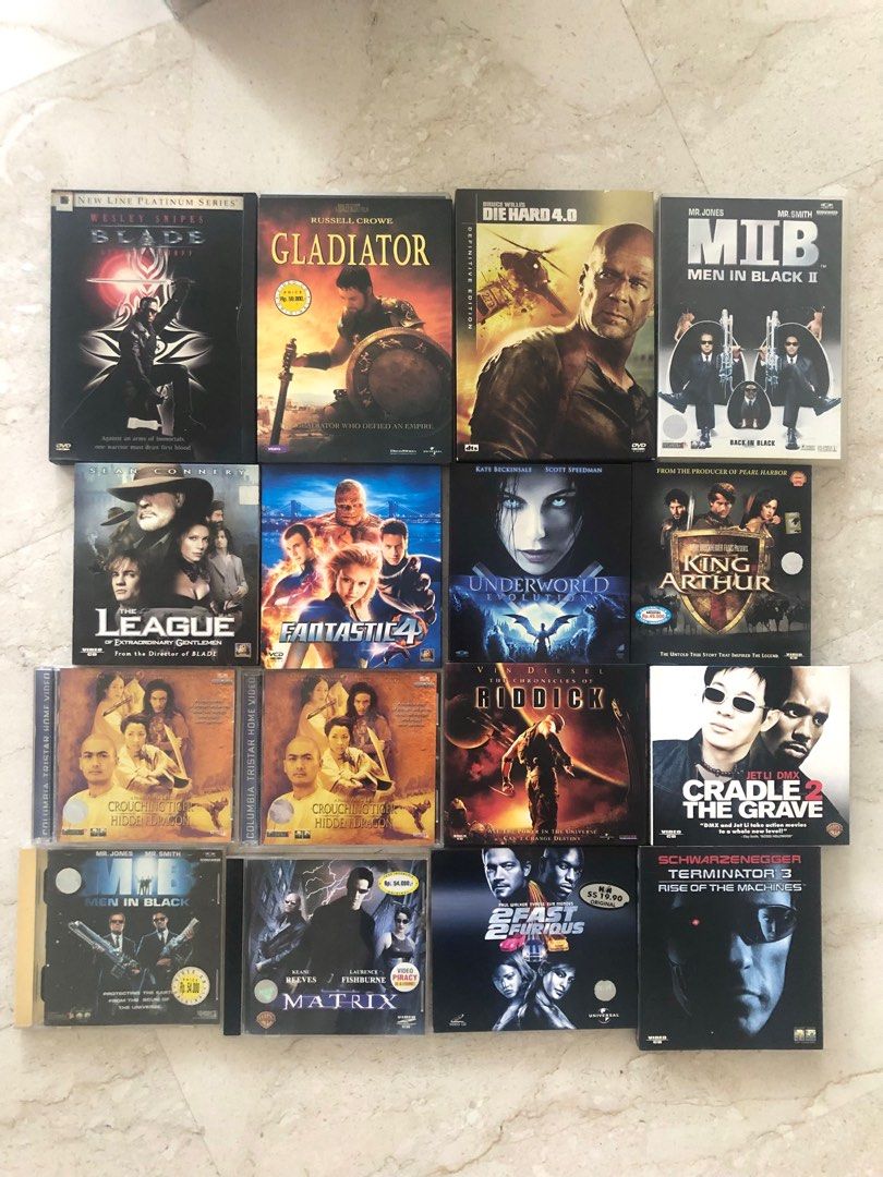 Action Movies Collection of CDs, Hobbies & Toys, Music & Media, CDs ...