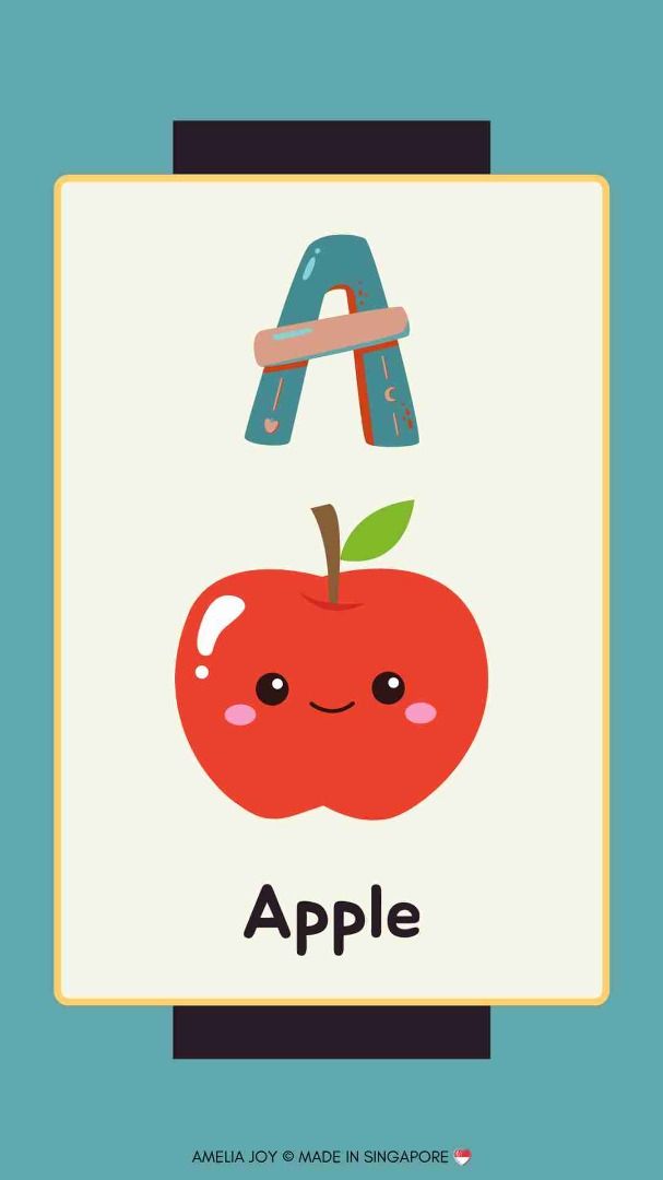 AJ's Digital Alphabet Flashcards for Kids, Hobbies & Toys, Books ...
