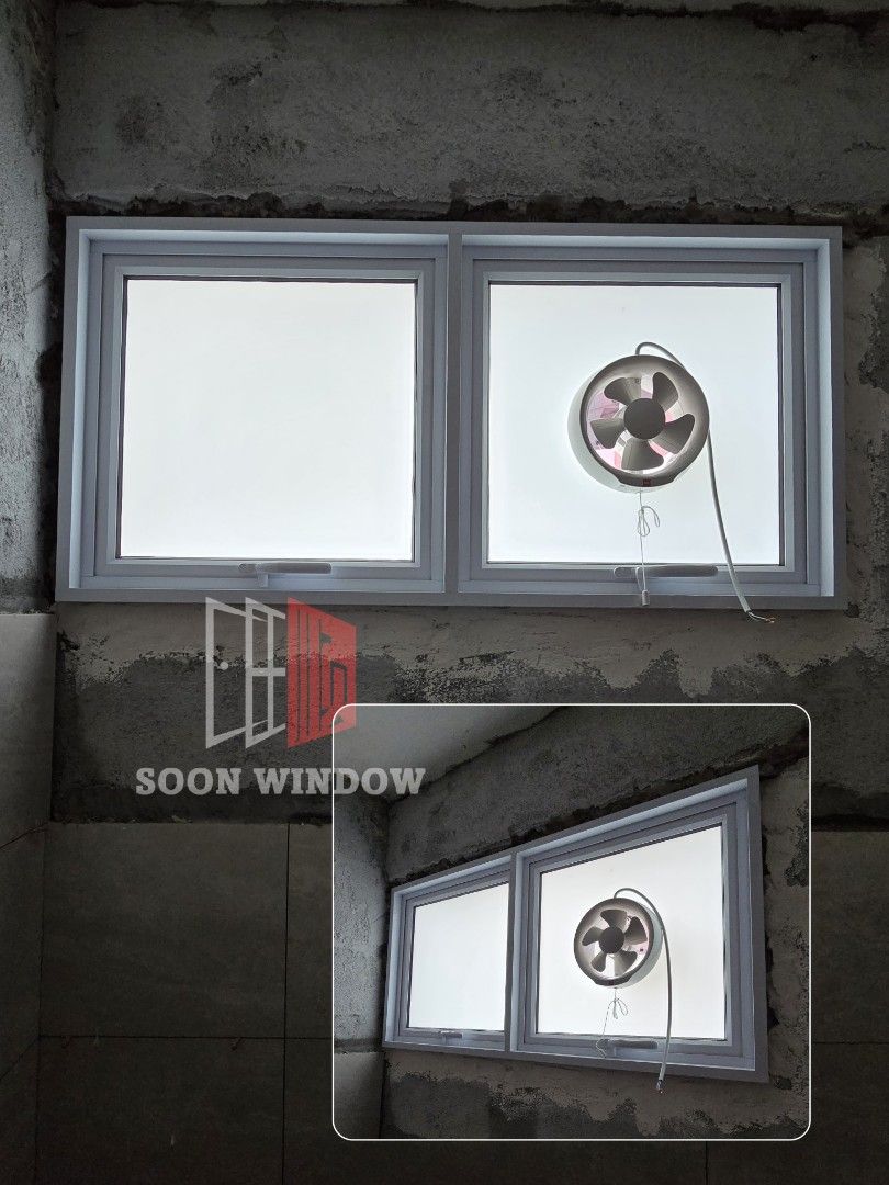 Aluminium Toilet Window | Top Hung Window, Furniture & Home Living ...