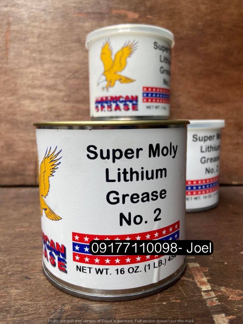AMERICAN GREASE SUPER MOLY LITHIUM GREASE, Commercial & Industrial ...