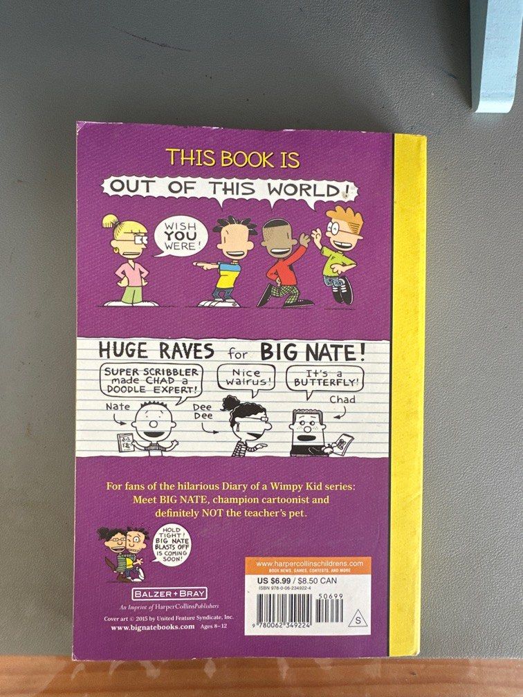 Big Nate Super Scribbler Activity Book, Hobbies & Toys, Books ...