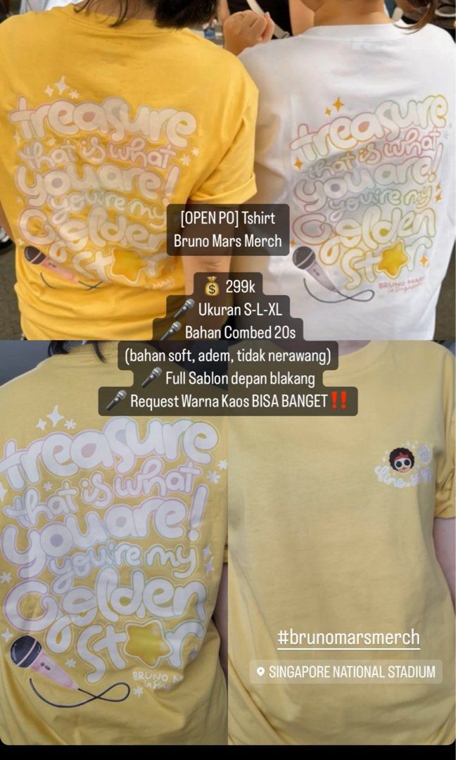 Bruno Mars Merchandise, Musik & Media, Aksesoris di Carousell