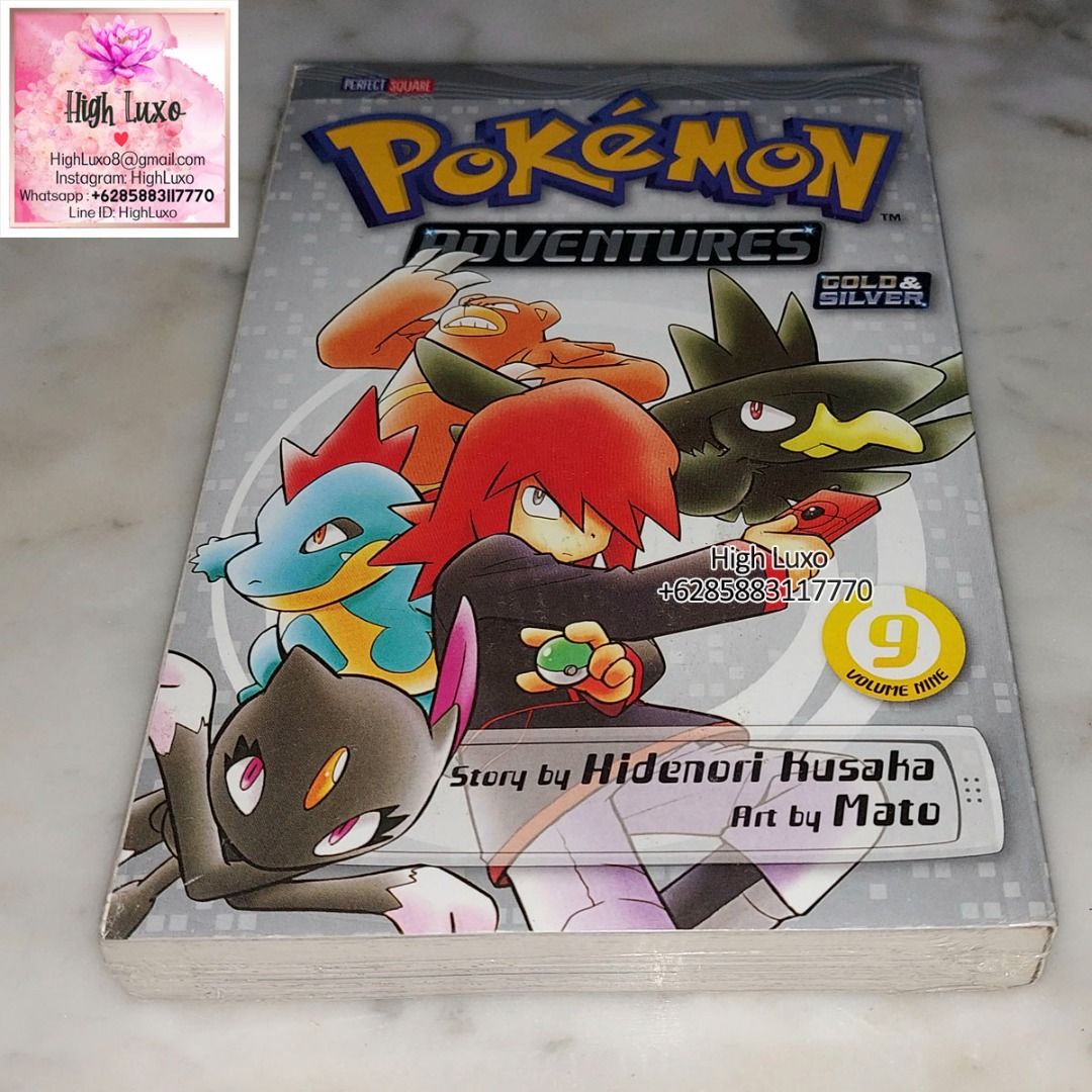 Buku Komik Pokemon Adventures Gold and Silver Vol 9 English Comic Book ...