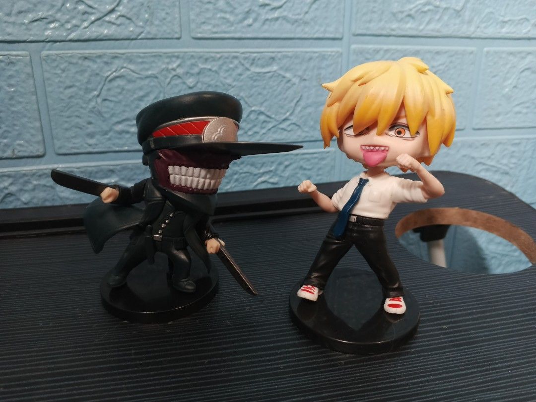 Chainsaw Man Denji and Katana Man Chibi Set, Hobbies & Toys, Toys ...