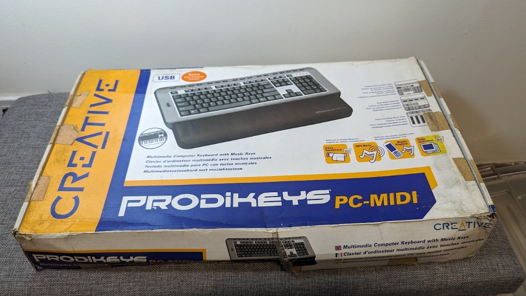 Creative Prodikeys PC-MIDI Keyboard, Computers & Tech, Parts ...