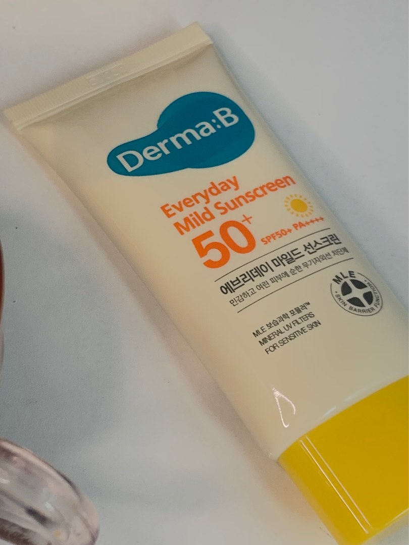 DERMA B Everyday Mild Sunscreen, Beauty & Personal Care, Face, Face Care on Carousell