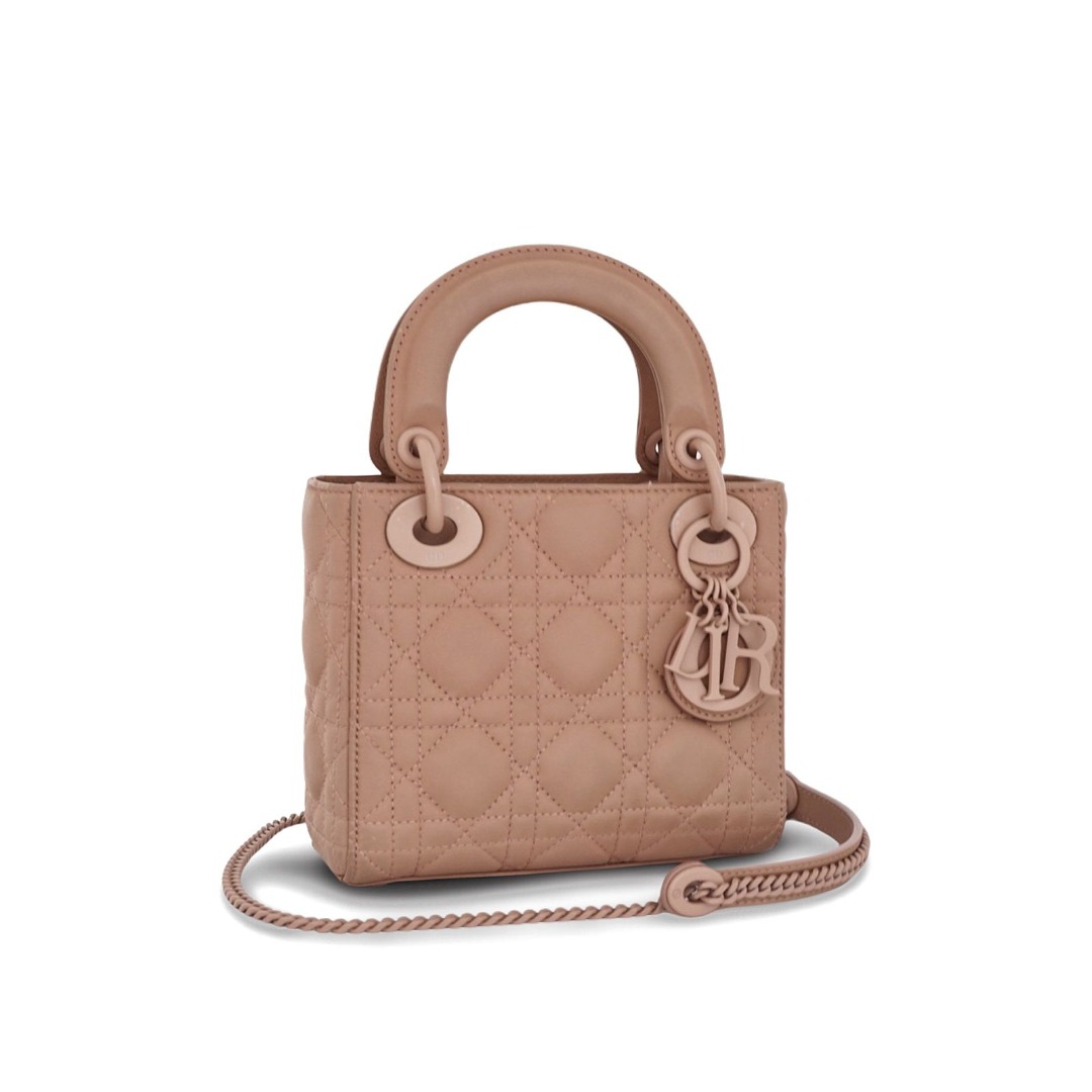 DIOR Mini Lady D All Nude Matte (17x7x14) comes with Receipt 2020 ...