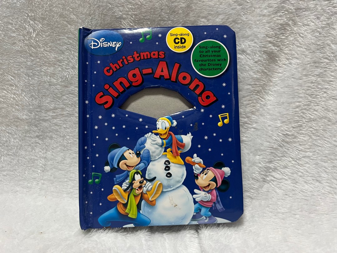 Disney Christmas Sing-Along Board Book, Hobbies & Toys, Books ...
