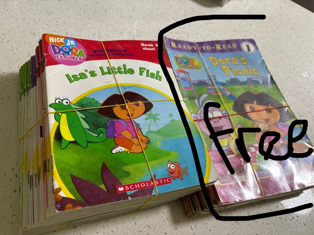 Dora the Explorer - Phonics Reading Program Pack 1,2,3, Hobbies & Toys ...