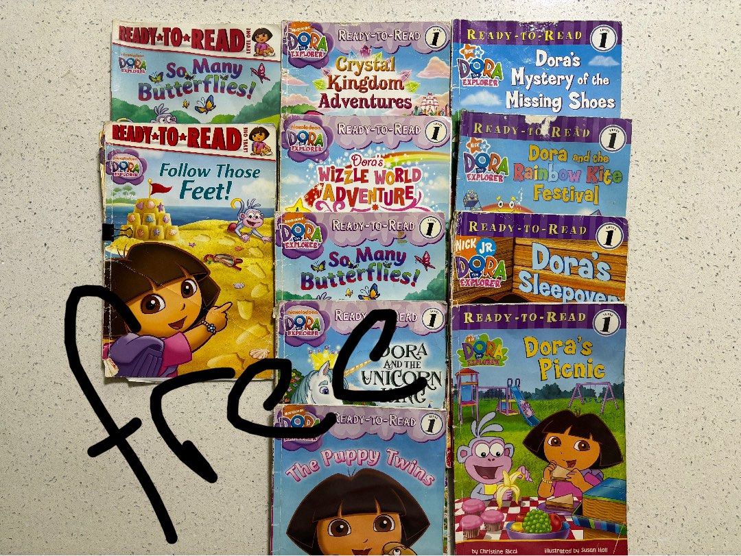 Dora the Explorer - Phonics Reading Program Pack 1,2,3, Hobbies & Toys ...