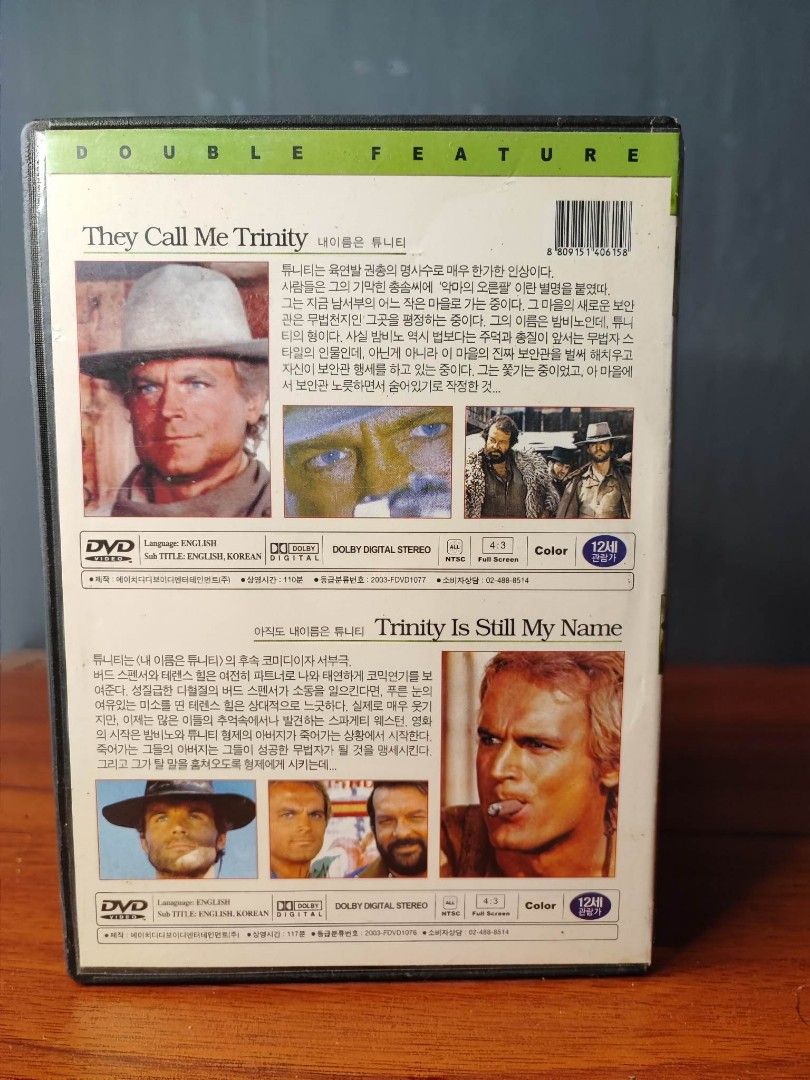 DVD Movie They Call Me Trinity / Is Still My Name Trinity, Hobbies ...
