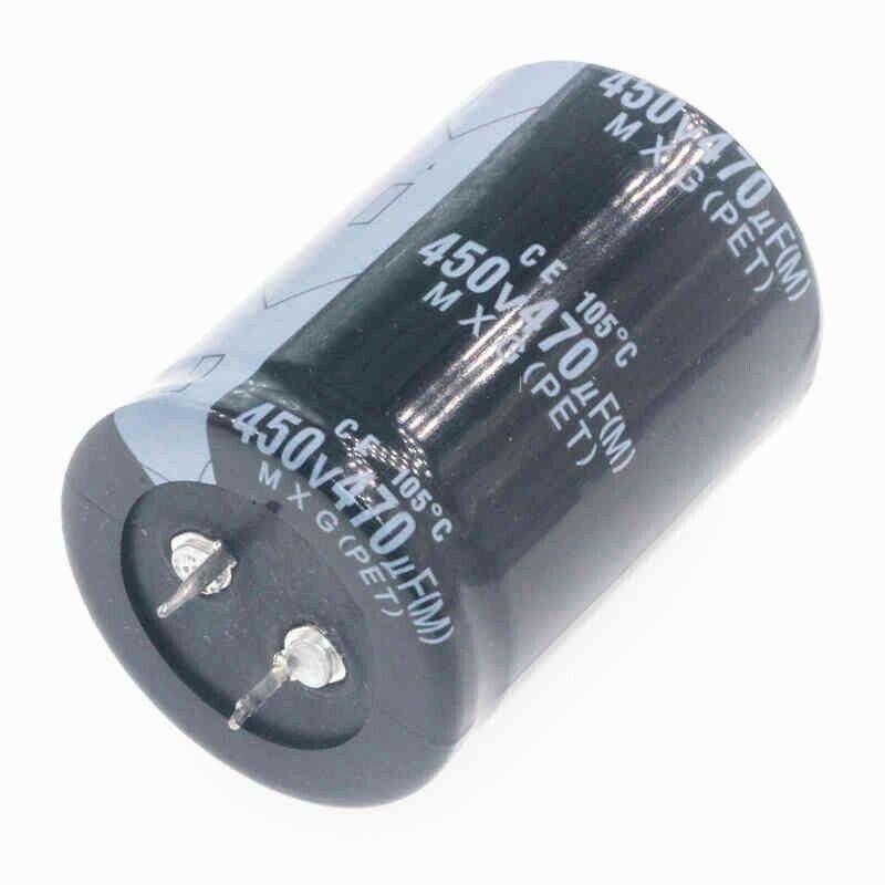 Electrolytic Capacitor 450v 450 Volt 470uf 470 uf Microfarad Battery ...