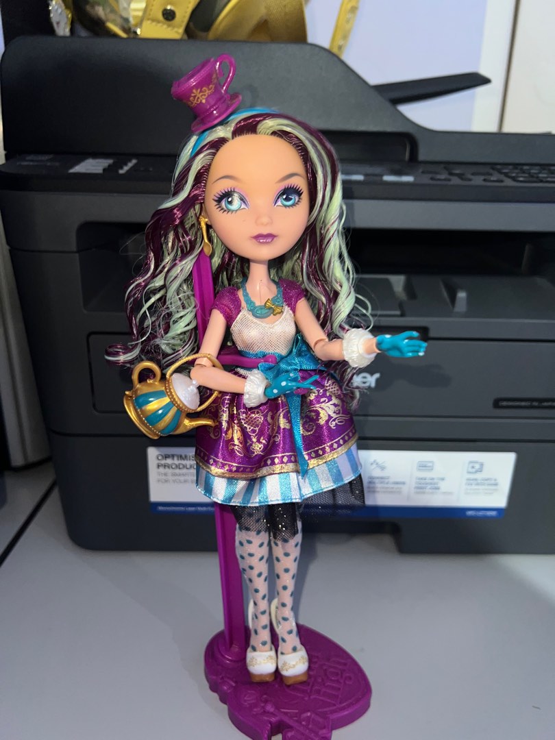 Ever After High Barbie Madeline Hatter (FULLY COMPLETE), Hobbies & Toys ...